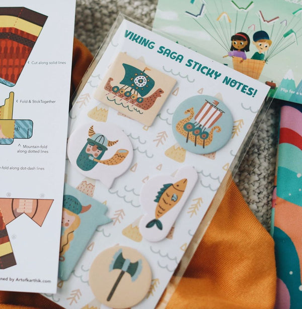 Viking Saga Sticky Notes – OwlCrate Book Emporium